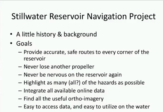 Stillwater Reservoir Navigation Mapping | NYS GIS Association