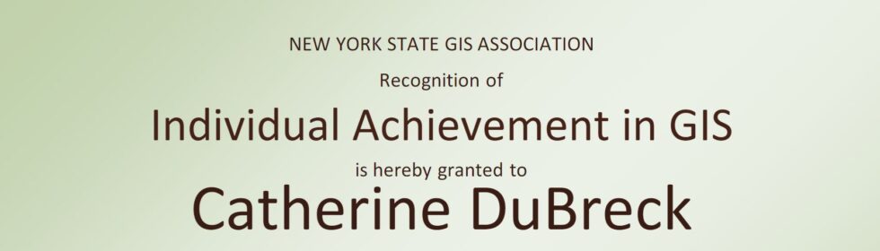 Congratulations to Catherine DuBreck, 2021 Individual Achievement in ...